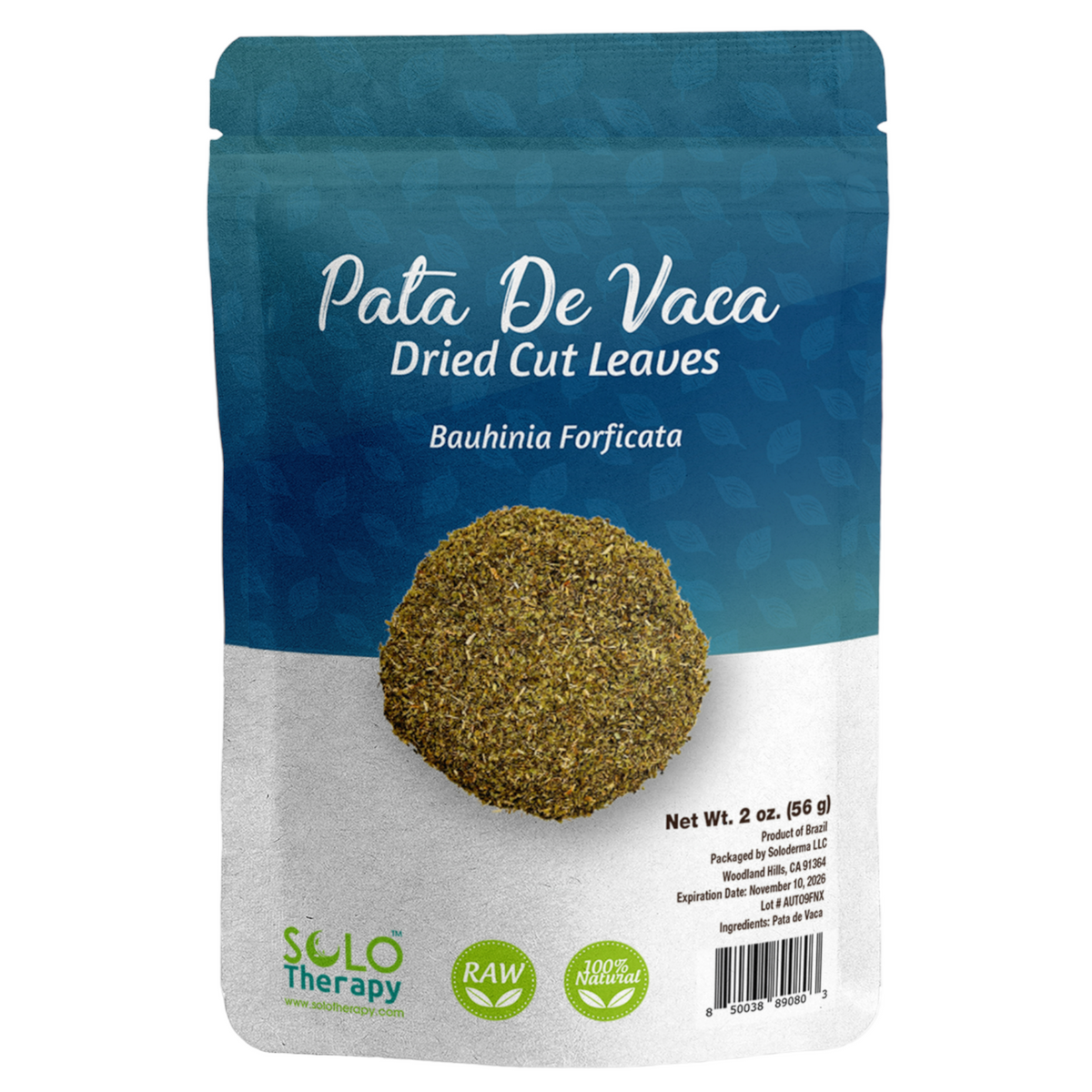 Pata de Vaca Dried Cut Leaves - Cow's Foot Tea – Solo Therapy