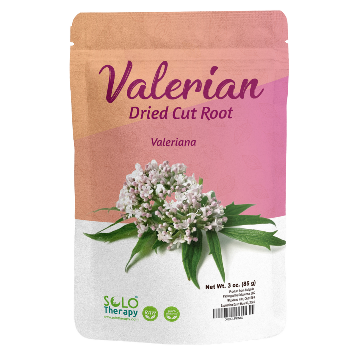 Valerian Dried Cut Root - Raíz de Valeriana – Solo Therapy